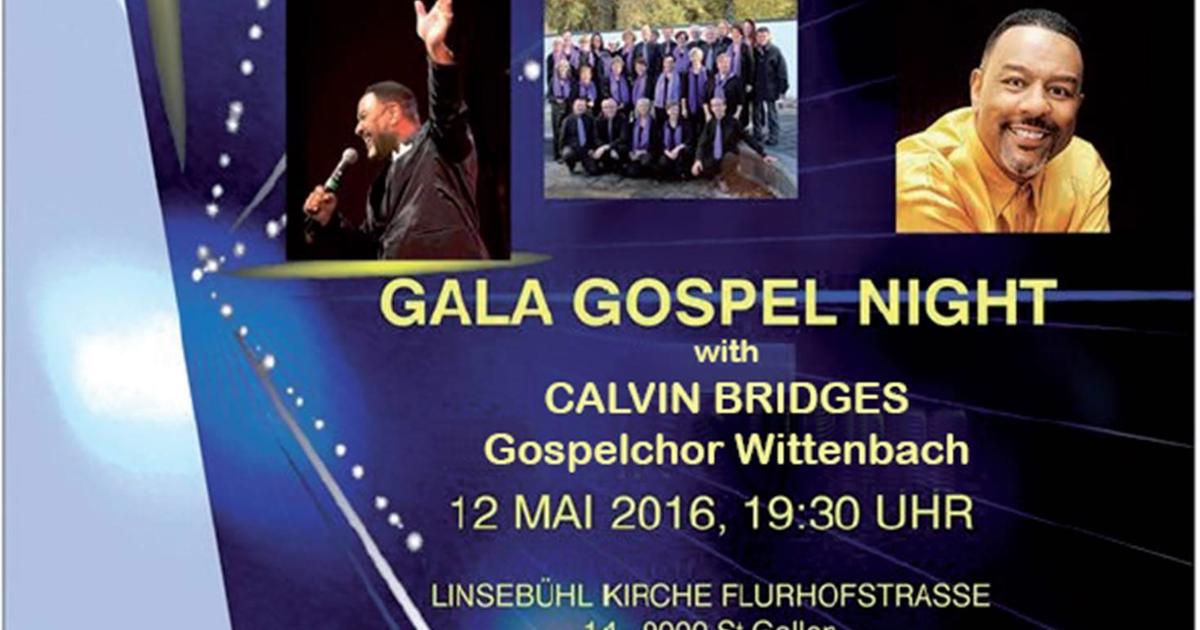 Gala Gospel Night mit Calvin Bridges | Kirchenbote TG